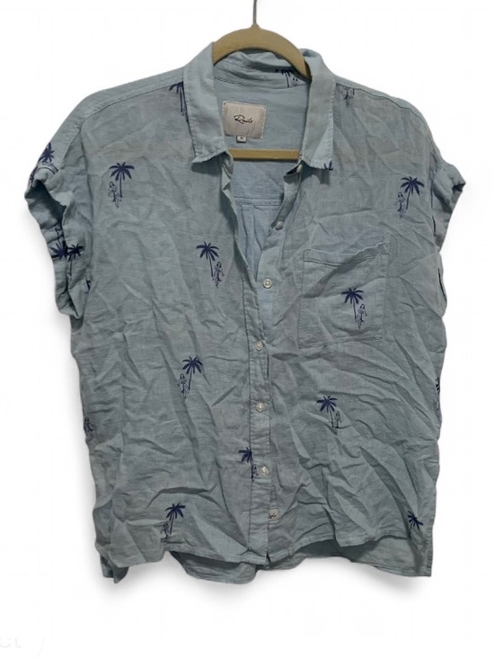 Rails | Tops | Rails Whitney Hawaiian Light Blue Shortsleeve Buttonup ...